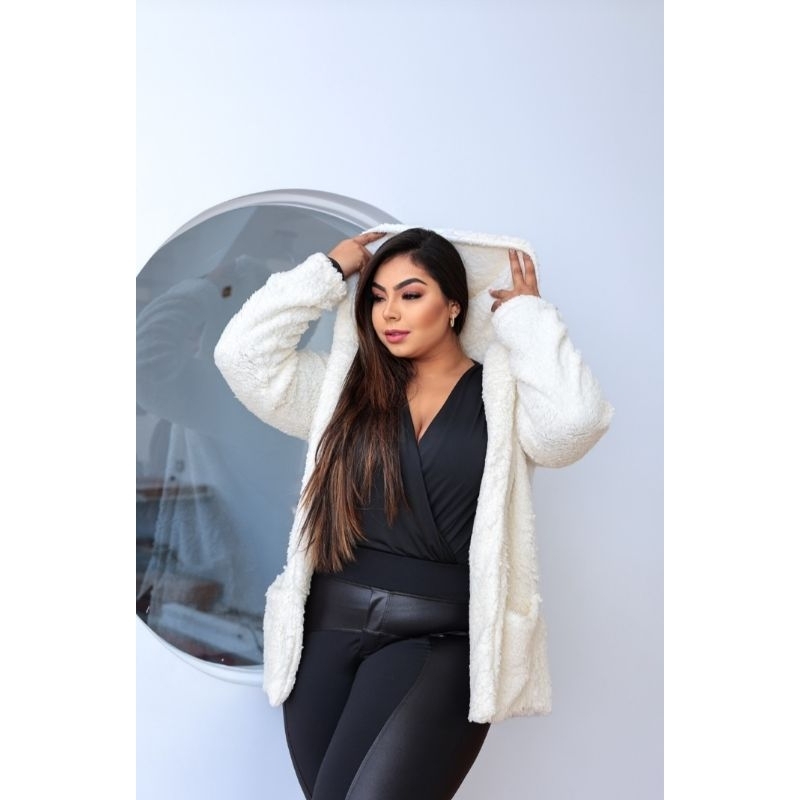 Casaco Teddy Plus Size G1 ao G4 | Shopee Brasil