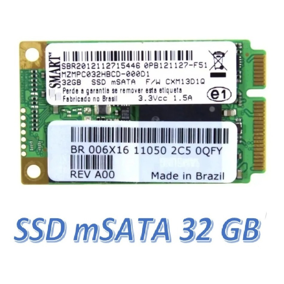 Ssd Hd Msata 32gb Smart samsung nvme | Shopee Brasil