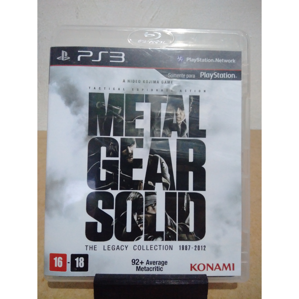 Metal Gear Solid The Legacy Collection PS3 | Shopee Brasil