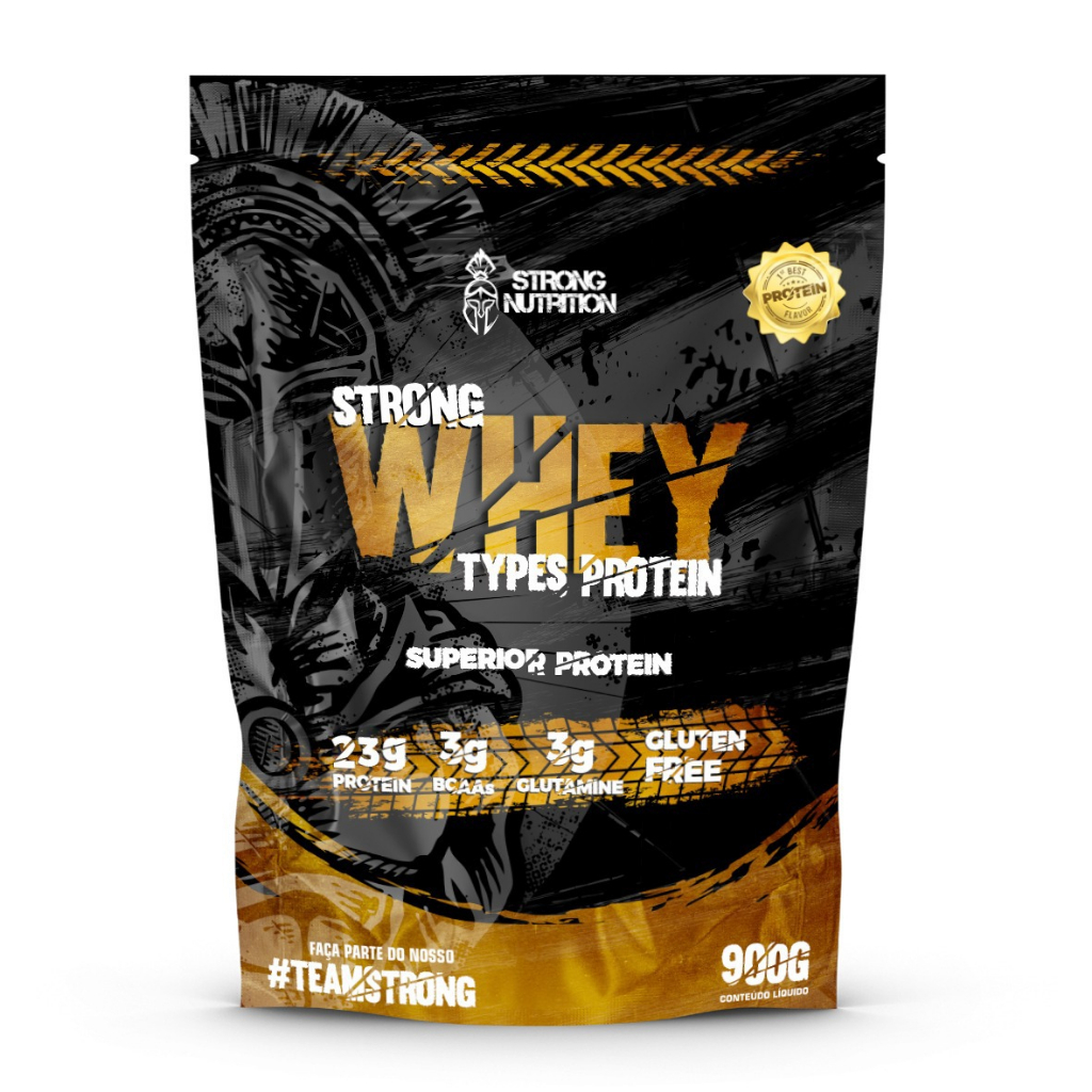Whey Protein Strong Nutrition Chocolate | Shopee Brasil