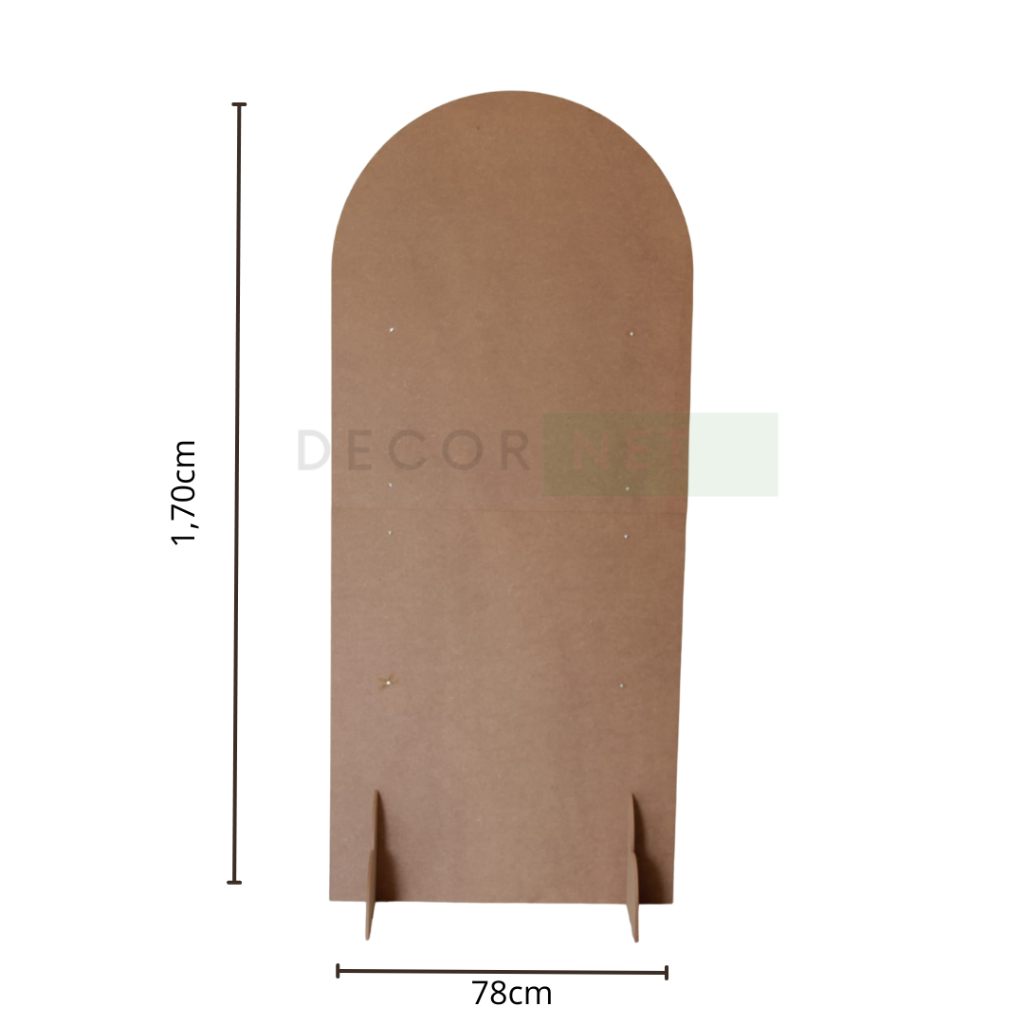 Painel de festa redondo em mdf cru pronto para pintura meia lua/picole ...