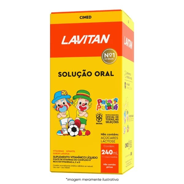 LAVITAN KIDS XAROPE SABOR LARANJA 240mL | Shopee Brasil