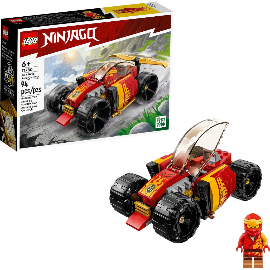 Lego 71780 - Carro De Corrida Ninja Evo Do Kai - Lego Ninjago | Shopee ...
