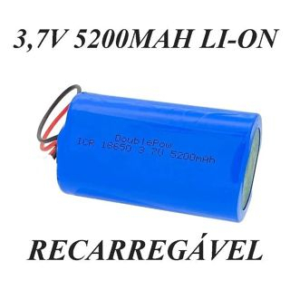 Bateria 3,7 V 5200mah Para Caixa De Som Portátil Trc 512 | Shopee Brasil