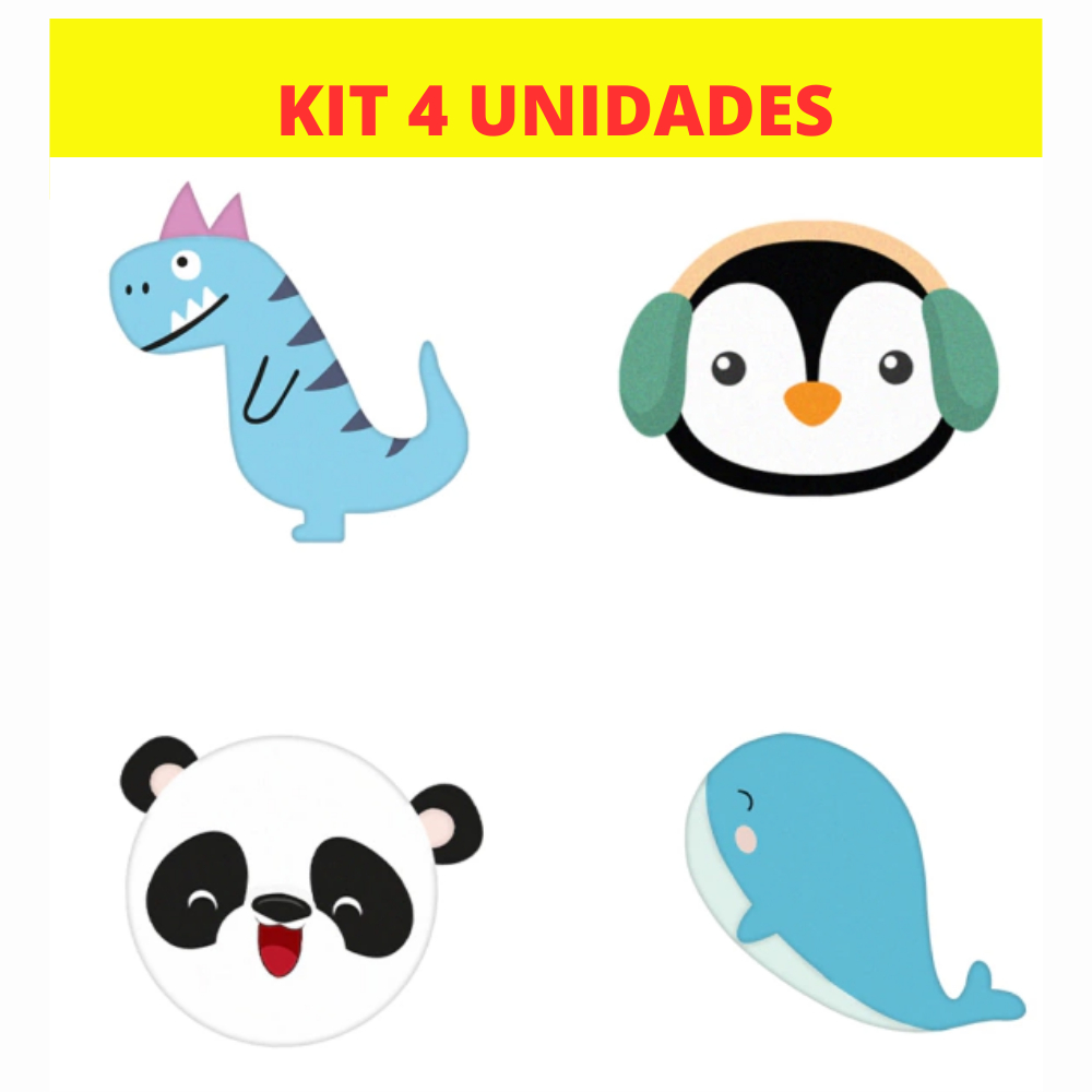 Borracha Pet Formas Leo&leo-kit 4 Unidades | Shopee Brasil