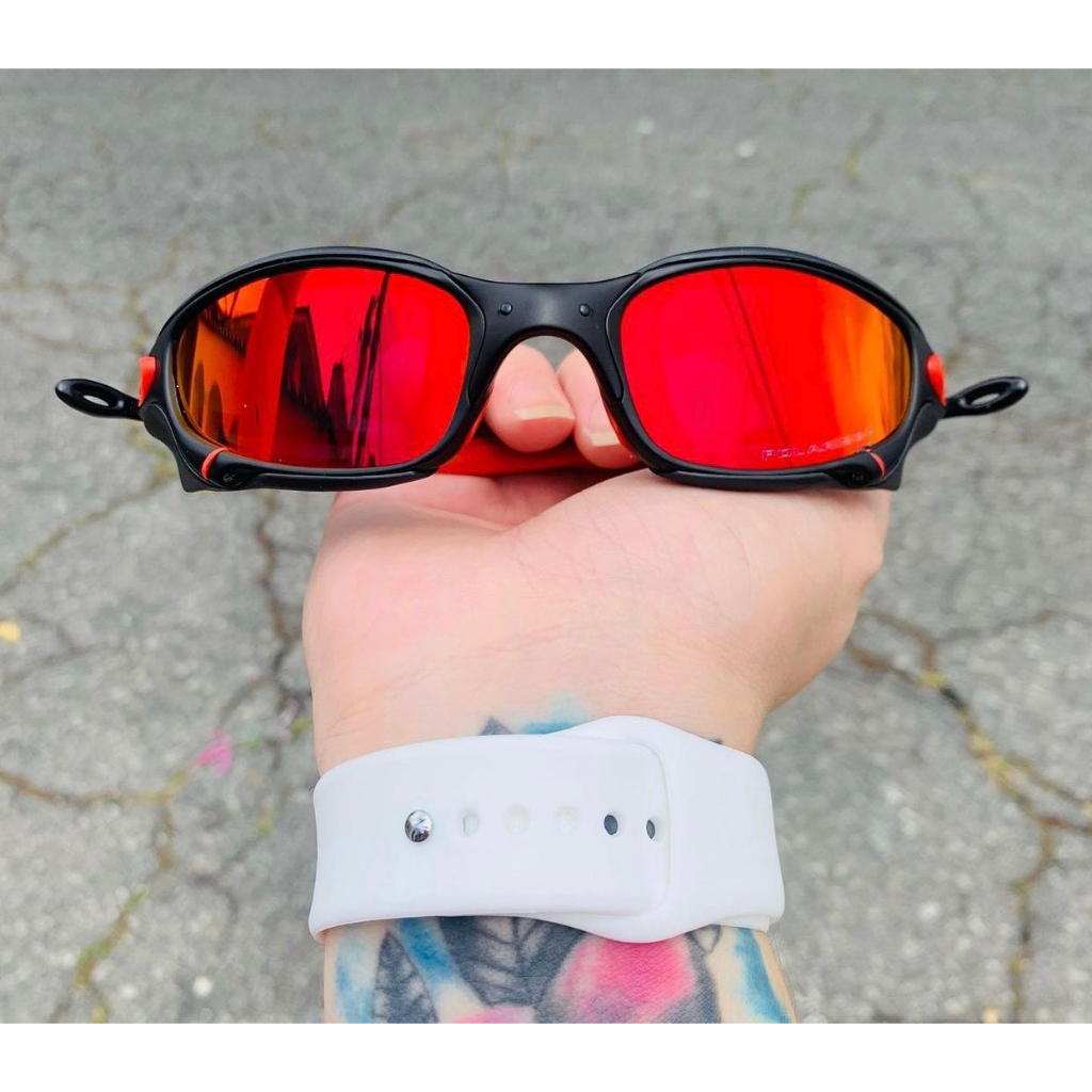 Óculos de Sol Juliet Ducati Lentes ruby + sideblinder | Shopee Brasil