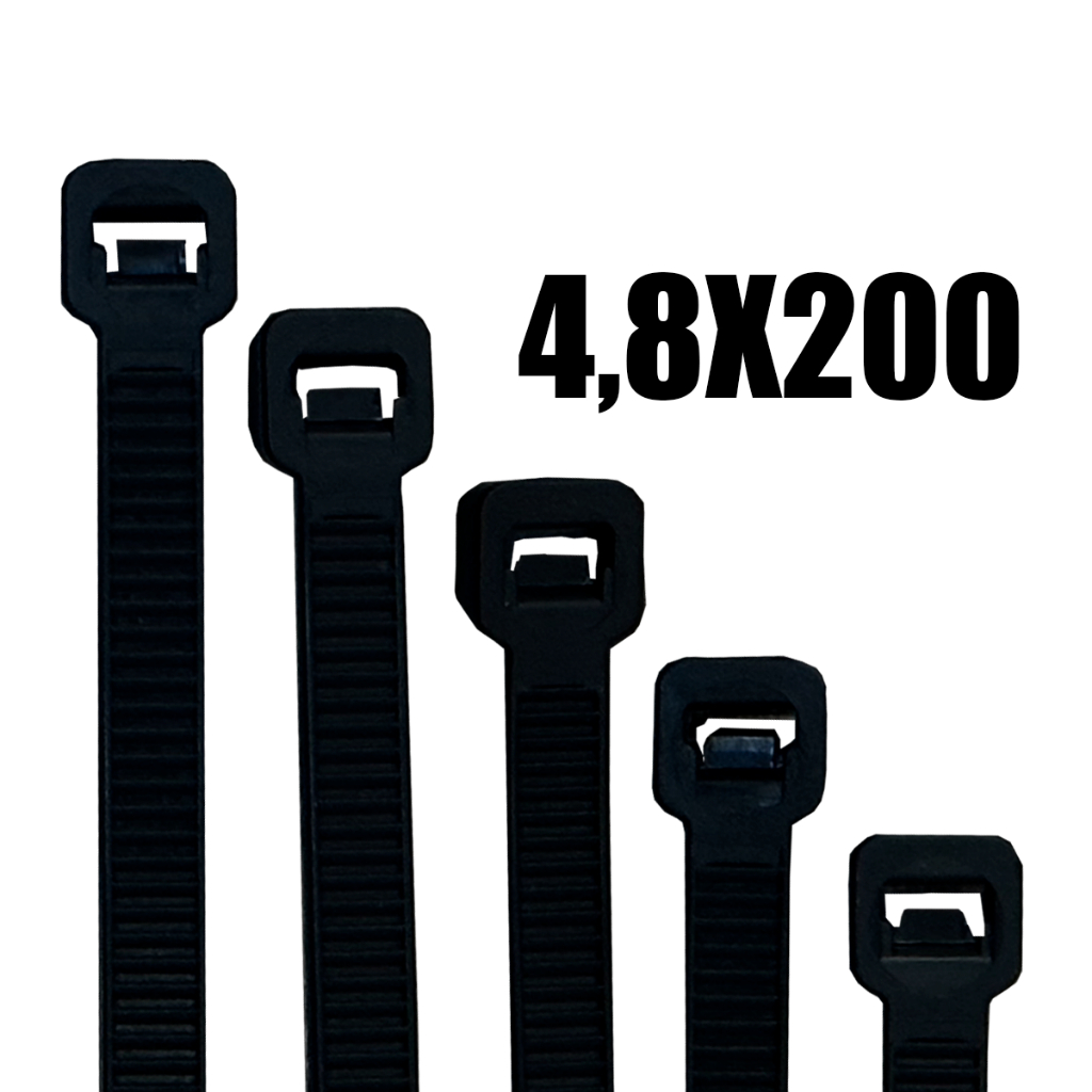 500 abraçadeira de nylon enforca gato cinta plástica fita hellerman ...