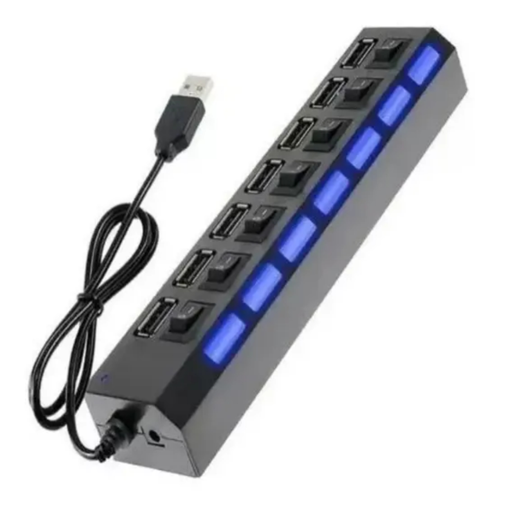Hub 2.0 7 entradas USB Portas Multi | Shopee Brasil