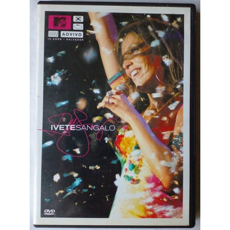 DVD Original - MTV Ao Vivo Ivete Sangalo | Shopee Brasil