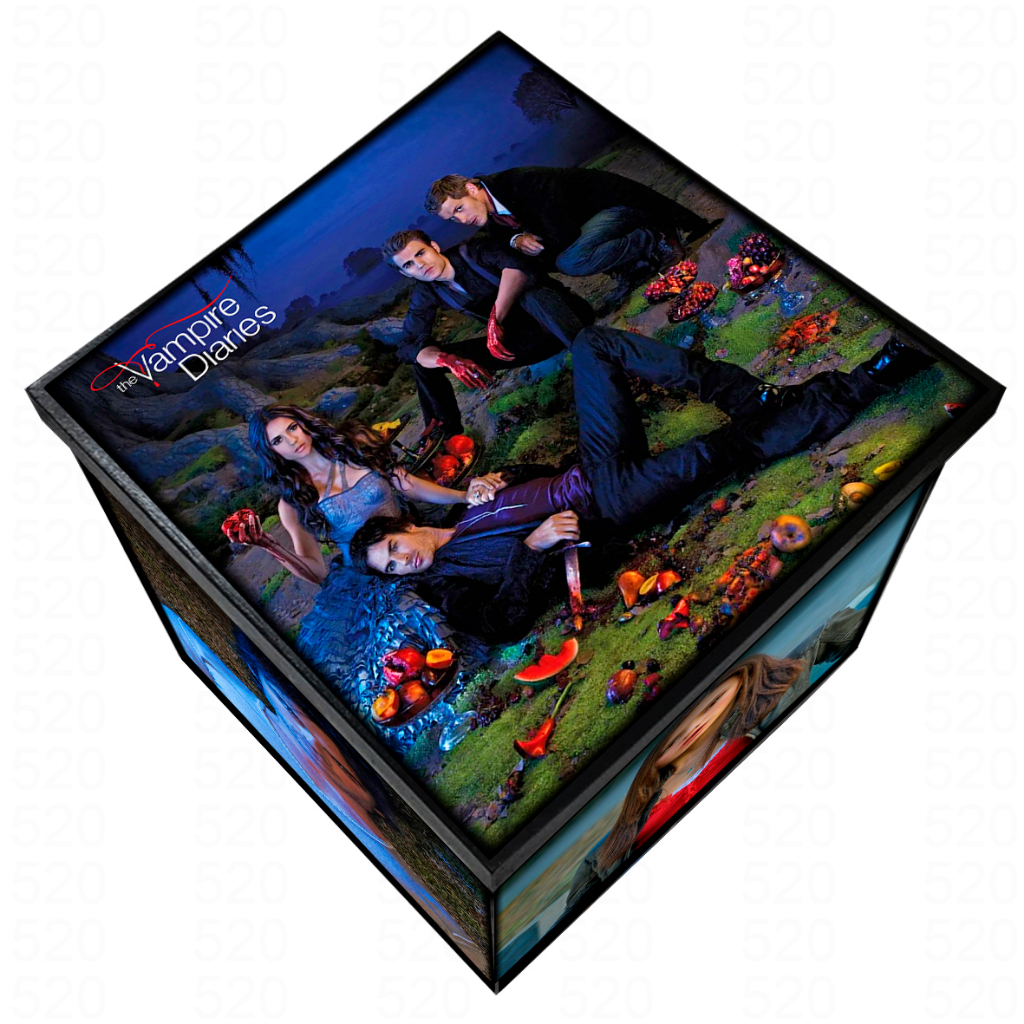 Caixa Decorativa e Organizadora - The Vampire Diaries - De Madeira MDF ...