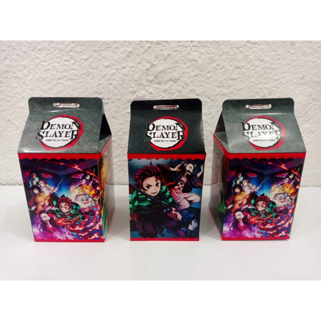 Lembrancinhas Festa Caixa Milk Demon Slayer 10 Unid. | Shopee Brasil