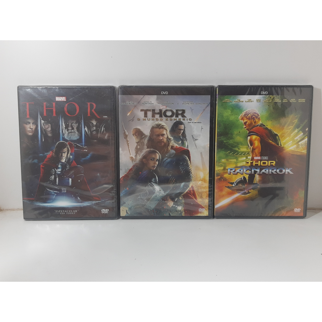 DVD Coleção Thor (3 filmes) | Shopee Brasil