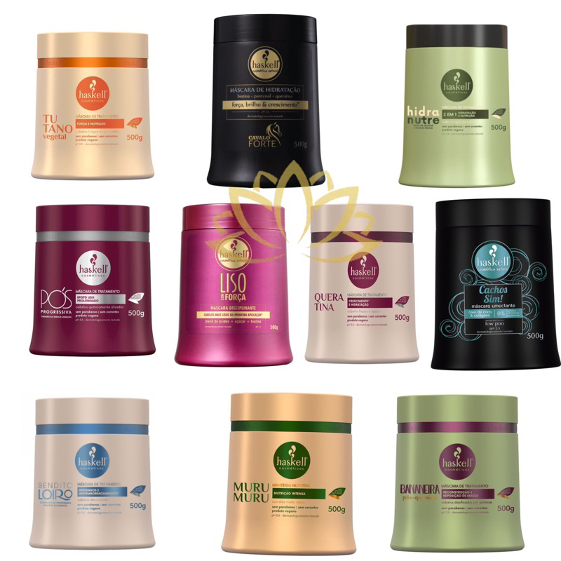Máscara Capilar Haskell 500g | Shopee Brasil