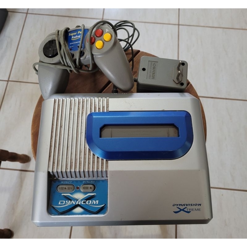 antigo videogame dynacom com controle e fonte | Shopee Brasil