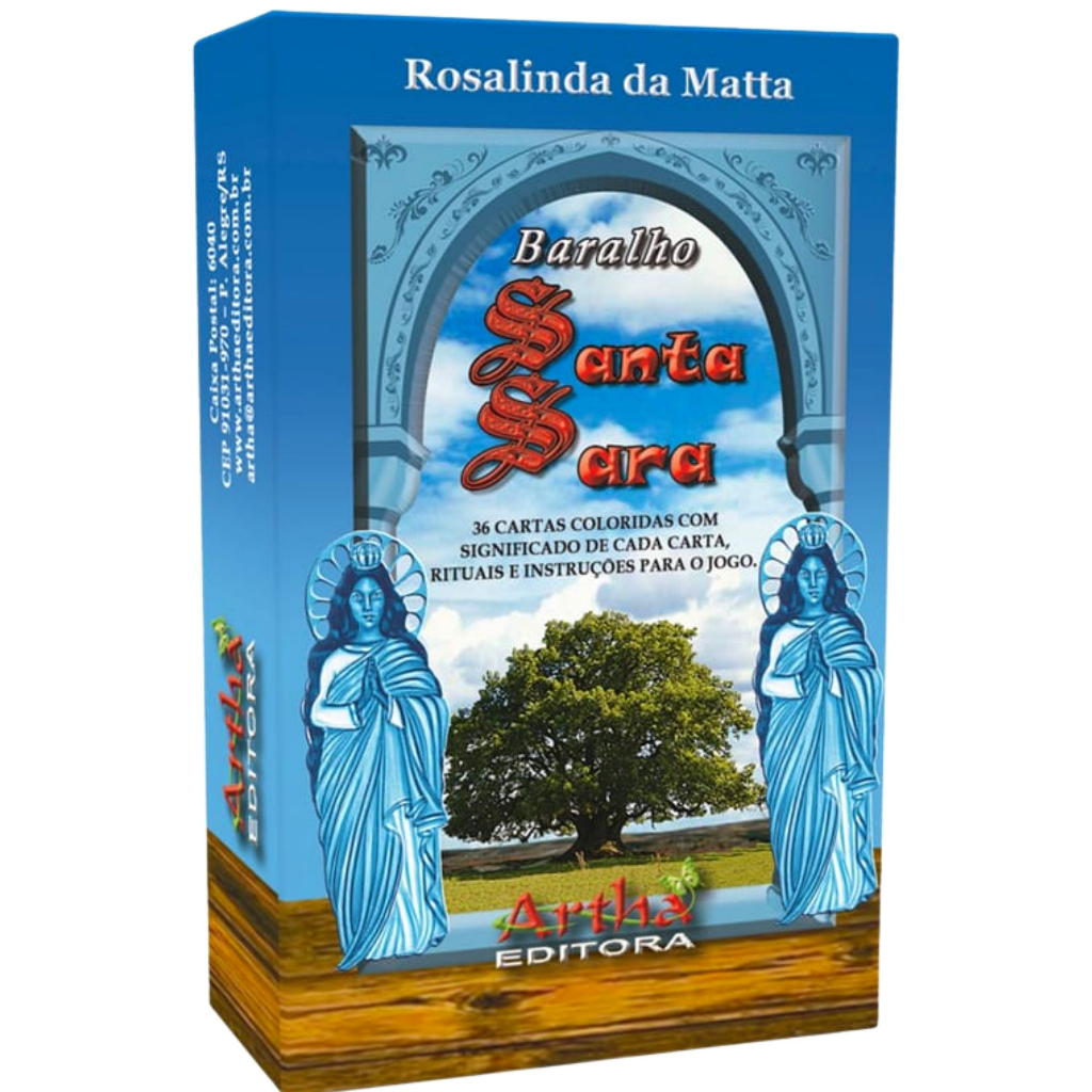 Baralho Cigano Tarot Santa Sara Original 36 Cartas Plastificado Manual Shopee Brasil