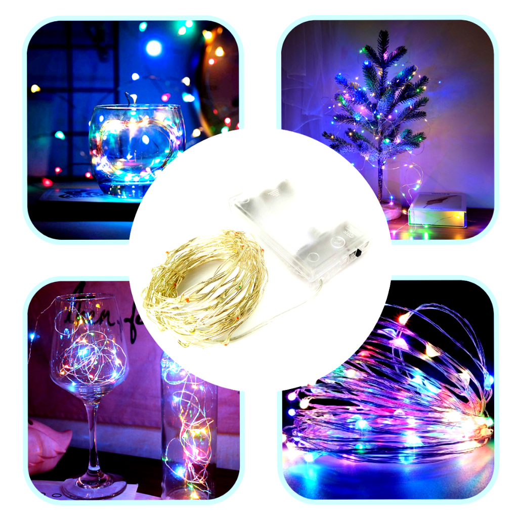 Fio de Fada Encantador com 100 Pontos de LED: Decore com Delicadeza e ...