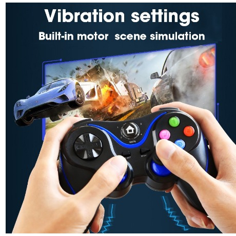 Controle de Celular sem fio Bluetooth Gamepad V8 Adequado para ios ...