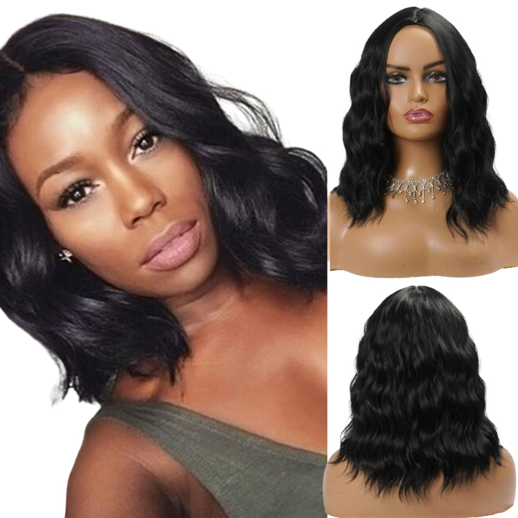 Peruca Ondulada Curta Fibra Orgânica 40cm + Wig Cap | Shopee Brasil
