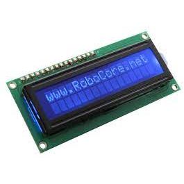 Display Lcd 16x2 1602 Fundo Azul Arduino | Shopee Brasil