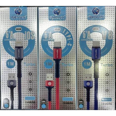 Cabo Renux 5A 1M Current Max (TYPE-C) | Shopee Brasil
