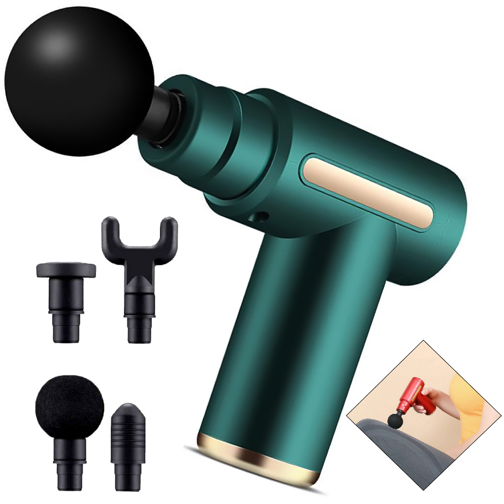 Pistola Massageadora Elétrico Profissional Muscular Recarregável Linha Premium | Shopee Brasil