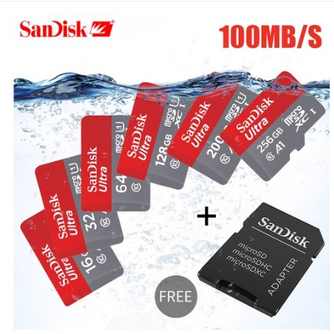 Sandisk-ultra Microsd 128GB/32GB/16GB Cartão Memoria Classe UHS 1 Memory Card | Shopee Brasil
