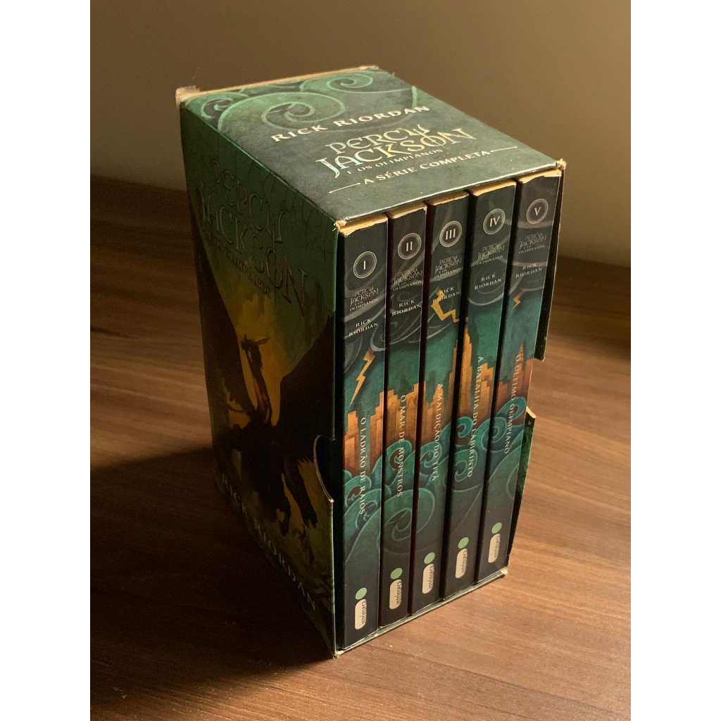 Box Percy Jackson e os Olimpianos | Shopee Brasil