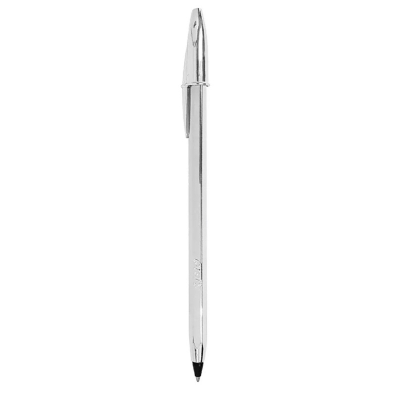 Caneta bic cristal celebration 1.0mm KIT COM 2 UNIDADES dourada ou ...