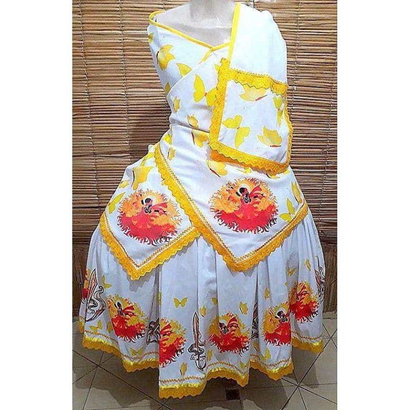 roupa yansa - conjunto OYA - conjunto candomblé - conjunto umbanda ...