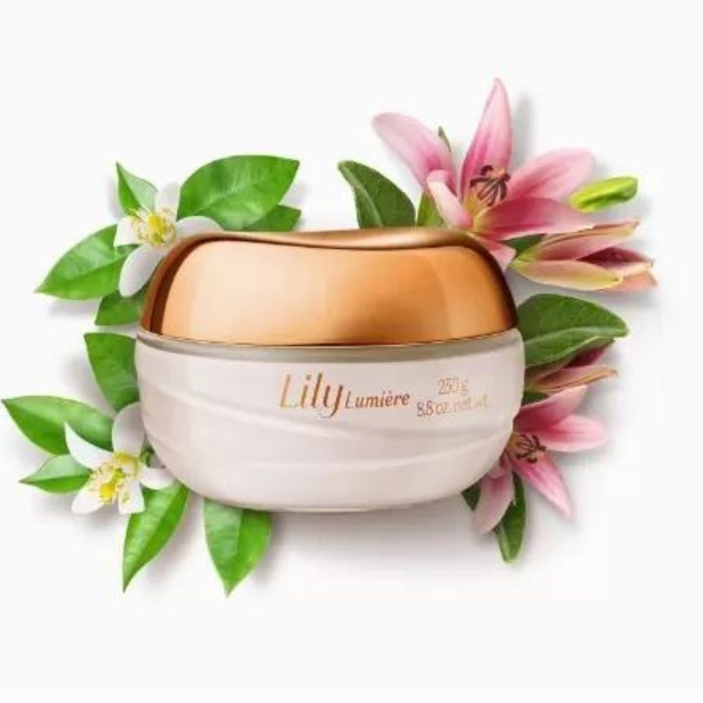 Creme Acetinado Hidratante Desodorante Corporal Lily Lumière 250g ...