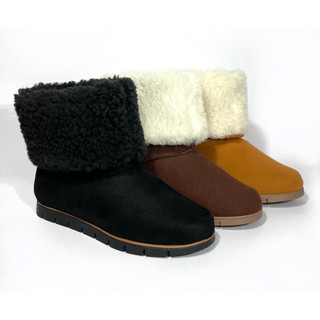 Bota de Pelo Feminina Forrada com Pelinho Quentinha Para o Inverno ...