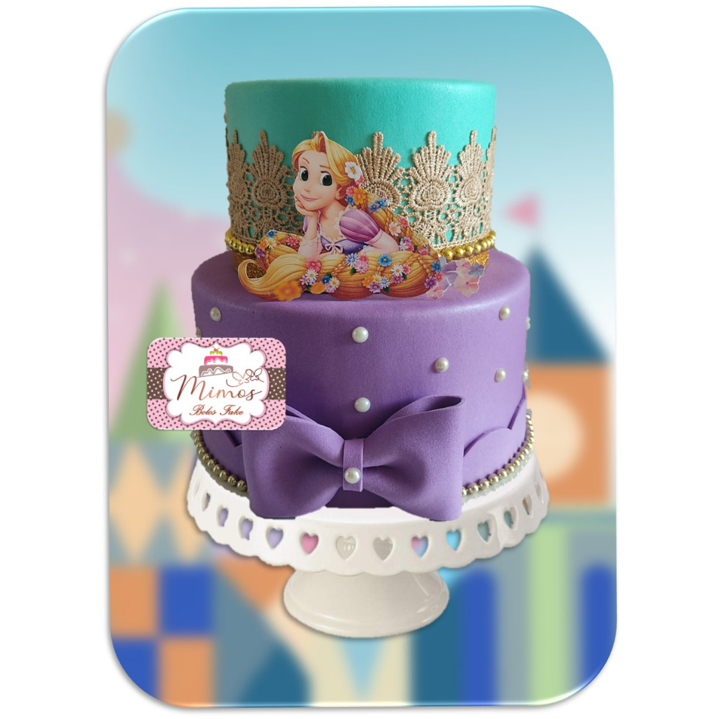 BOLO FAKE - RAPUNZEL | Shopee Brasil