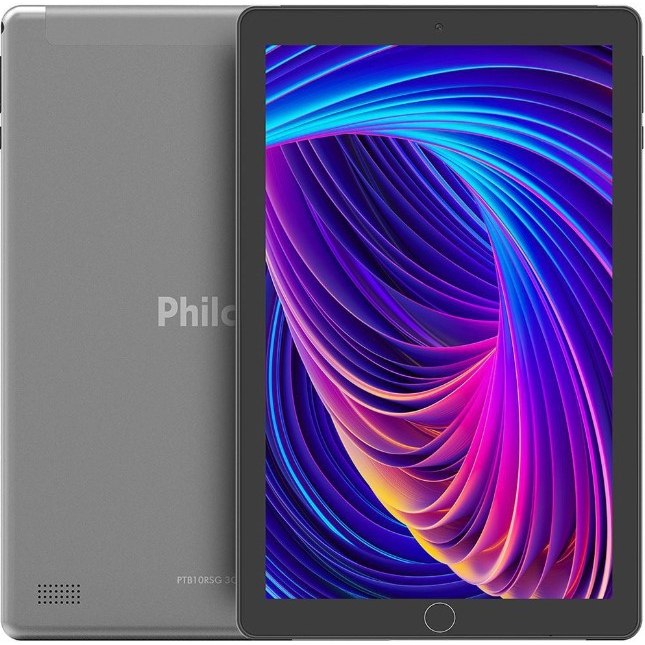 Tablet Philco PTB10RSG 2GB Tela 10" 3G Android Pie 9.0 Processador Quad ...