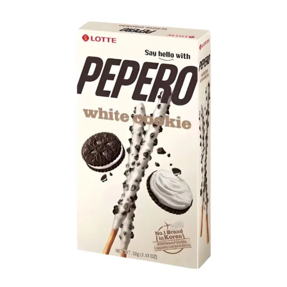 Chocolate Coreano Importado Pepero Biscoito Palito Lotte White Cookie 32g - Ayame Alimentos ...