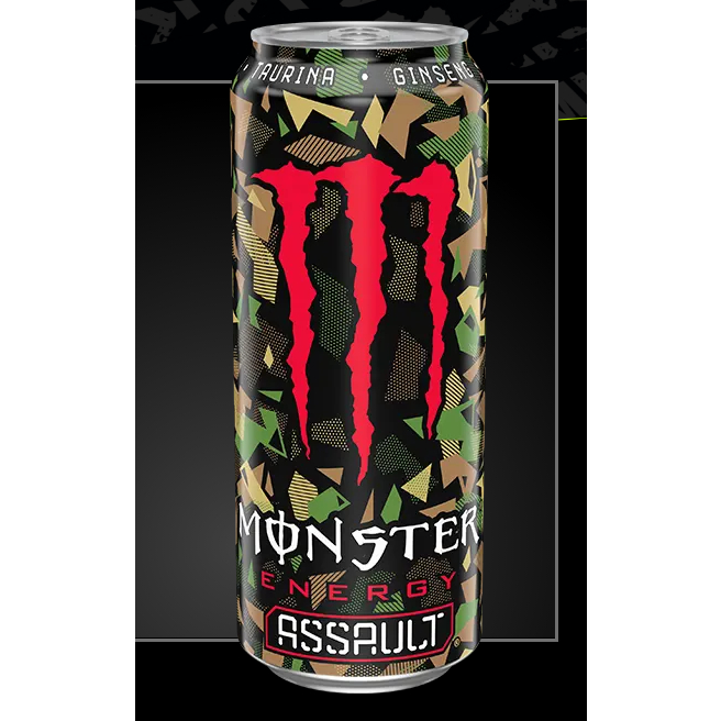 Monster Energy Assault Importado Lata 500ML | Shopee Brasil