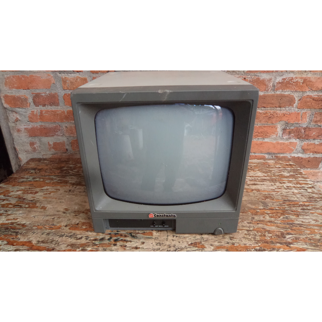 monitor tubo constanta mt12a 110/220 volts preto e branco 12 polegadas ...