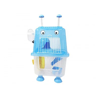 Gaiola Robô Hamster Azul Power Pets | Shopee Brasil