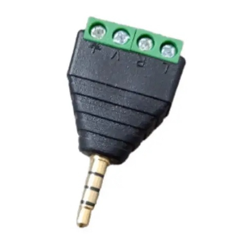 ADAPTADOR PLUG P3 / P2 ST 4C PARA BORNE PROFISSIONAL | Shopee Brasil