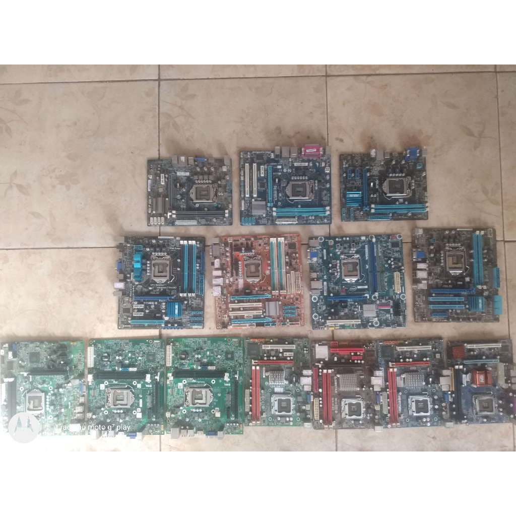 placas mae intel ambas ddr3 vários socket com defeito leia toda ...