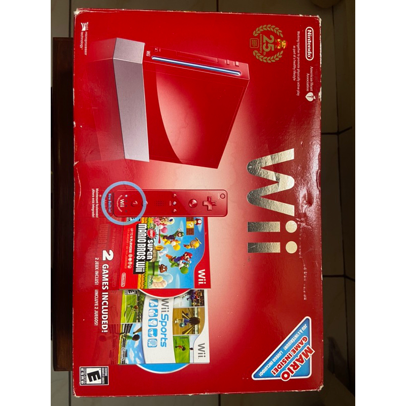 Nintendo Wii vermelho 25th anniversary edition | Shopee Brasil