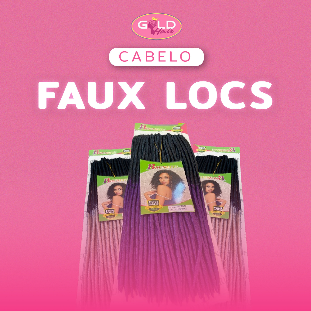 CABELO FAUX LOCS 360G | Shopee Brasil