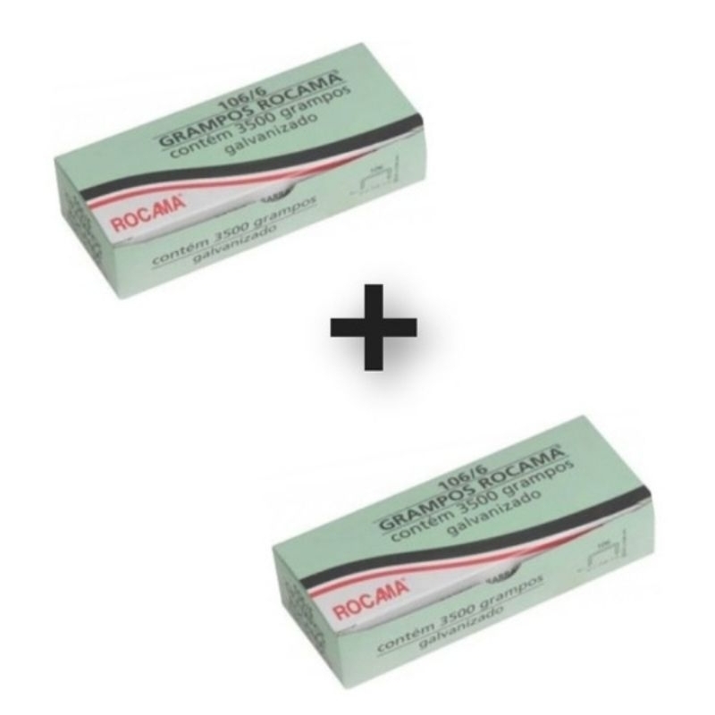 Grampo grampeador madeira tapeçaria 6mm Rocama 106/6. | Shopee Brasil