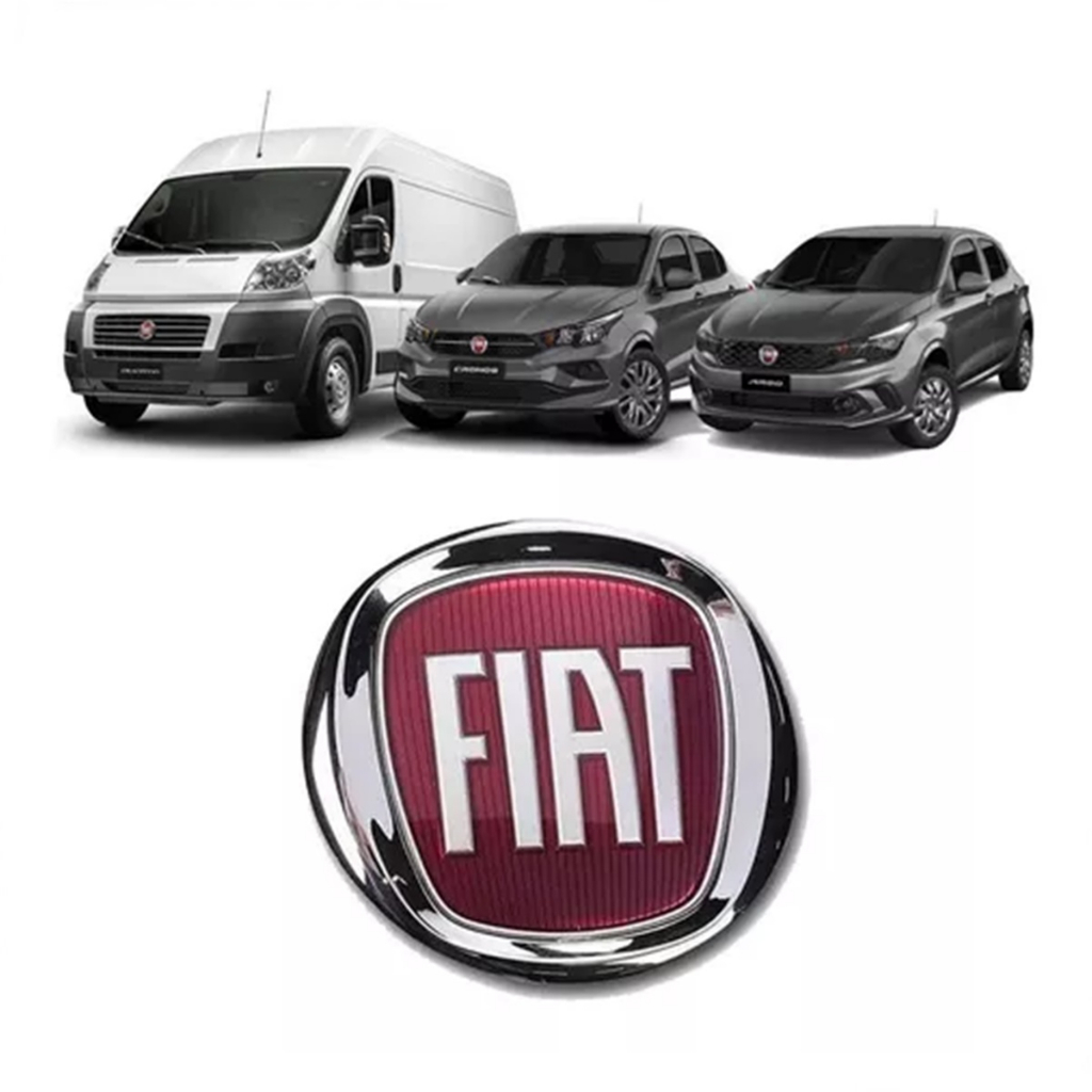 Emblema Grade Dianteira Argo Cronos Ducato 2018 2019 20 21 | Shopee Brasil