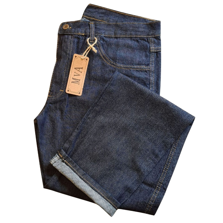 Calça Masculina Jeans Tradicional Barata Reforçada Trabalho Shopee Brasil