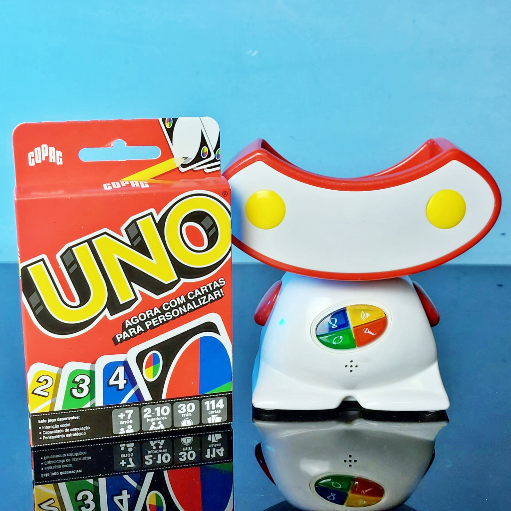 Jogo Uno Roboto Mattel | Shopee Brasil