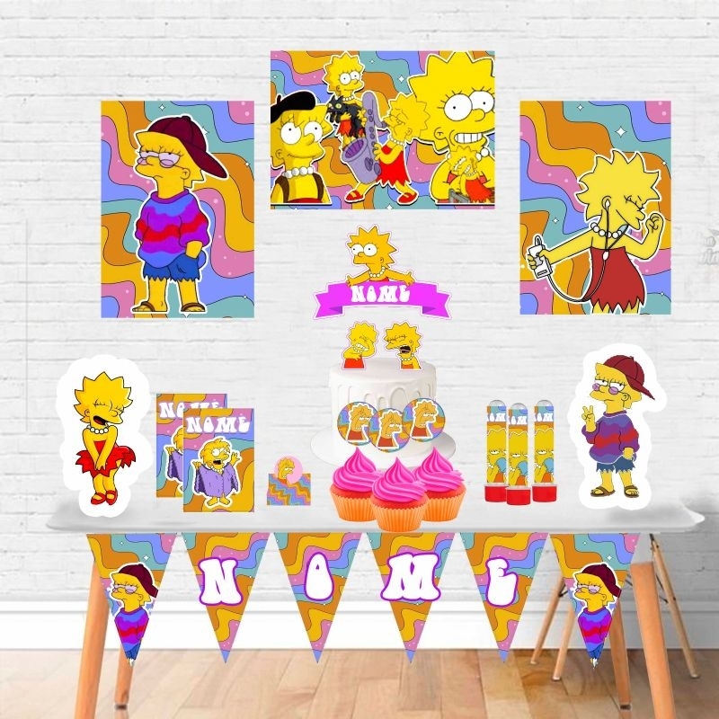 KIT FESTA LISA SIMPSON | Shopee Brasil