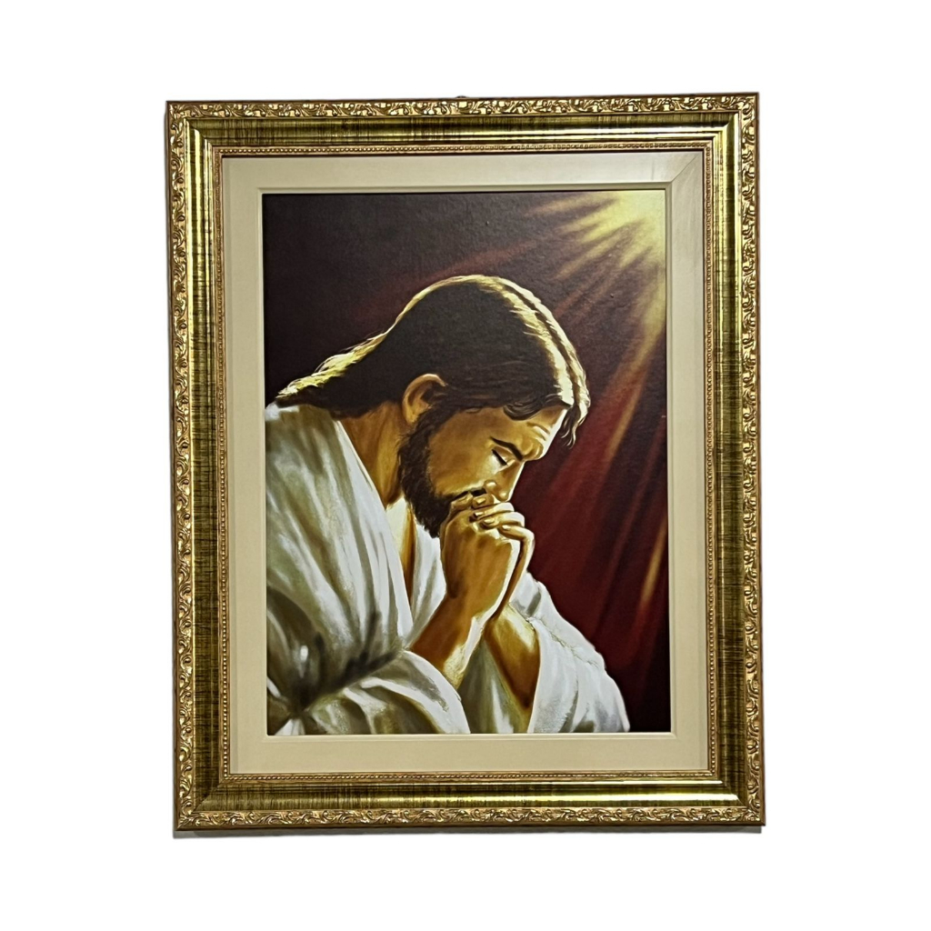 Quadro Imagem Jesus Orante Jesus Orando Decorativo Religioso luxo ...