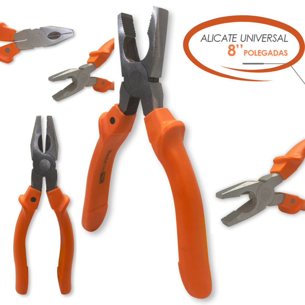Alicate Universal 8 Polegadas Profissional - Alta qualidade | Shopee Brasil