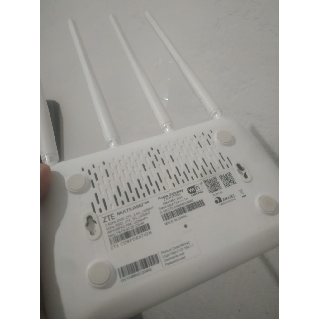 roteador ac1200 gigabit ethernet - multilaser zxhn h199a | Shopee Brasil