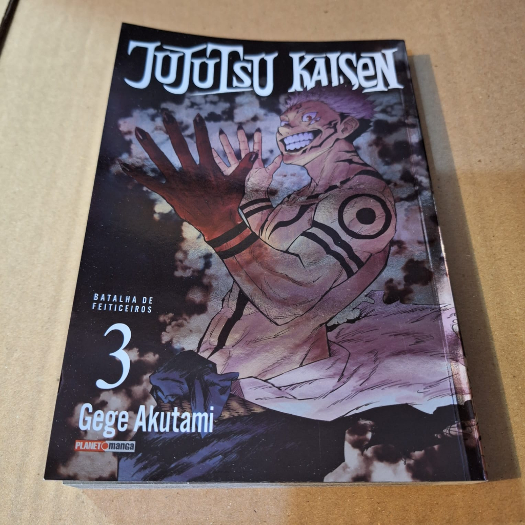 Jujutsu Kaisen capa variante 3 com postal | Shopee Brasil
